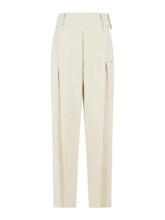 Sportmax Casual Hose - Wei&szlig;