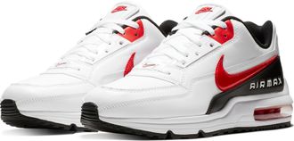 Nike Sneaker NIKE SPORTSWEAR Air Max Ltd 3, Herren, Gr. 38,5, bunt (wei&szlig;, university, rot, schwarz), Leder, Synthetik, Schuhe Sneaker, Topseller