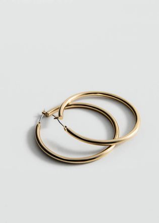 Mango Cr&eacute;oles m&eacute;talliques or - Femme - Taille unique - MANGO