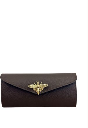Anna Luchini Kastanienbraun Rindsledertasche