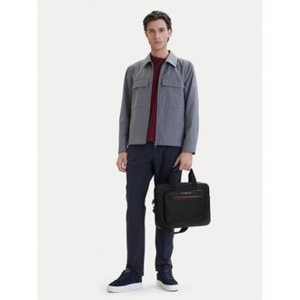 Tommy Hilfiger Laptoptasche Tommy Hilfiger Th Foundation Computer Bag AM0AM14158 Schwarz