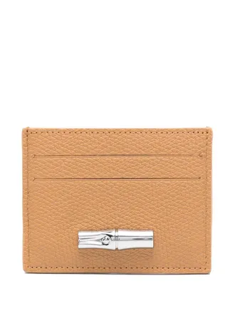 Longchamp porte-cartes Le Roseau - Marron