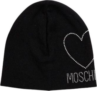 Moschino Femme, Accessoires, Noir, Taille: ONE Size Beanies