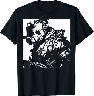 Jimbeels Dark Art Okult Horror Pig Gasmaske Grindcore Thrash Metall T-Shirt