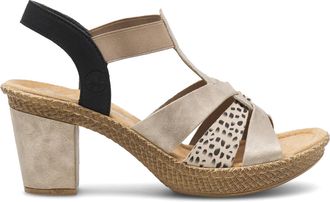 Rieker Sandalen Rieker 665K3-60 Beige