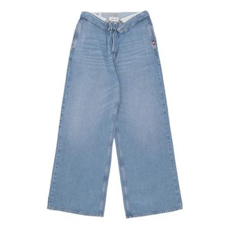 Amish Roll Up Jeans - - Jeans - Damen - Blau - W30