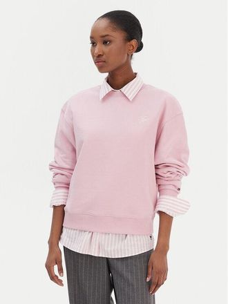 Tommy Hilfiger Sweatshirt Script WW0WW49418 Rosa Regular Fit