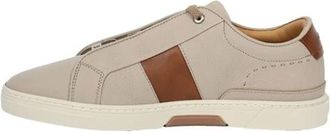 HUGO BOSS Baskets en cuir Gary - Homme - Chaussures - Beige - Taille: 40 EU