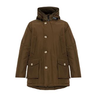 Woolrich Pufferjacke mit Kapuze - - Jackets - Herren - Braun - XL