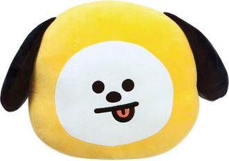Aurora BT21 Official Merchandise Kissen by World, CHIMMY Pl&uuml;schkissen, gelb, 16 x 29