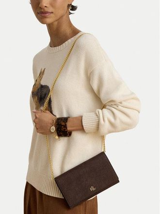 Lauren Ralph Lauren Handtasche 432P18552001 Dunkelbraun
