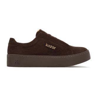 Kazar Wildleder braune Sneakers.Dieses Produkt f&auml;llt klein aus. - - Shoes - Damen - Braun - 37 EU