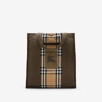 Burberry Cabas Trench Check