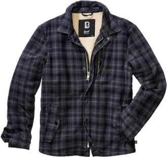 Brandit Classic Sherpa Jacket Homme Veste mi-saison anthracite/noir L 100% Coton