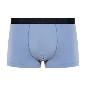 Hanro Homme, Sous-v&ecirc;tements, Bleu, Taille: 2XL Micro Touch Boxer Brief
