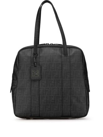 Fendi 2010-2024 Zucca Handtasche aus beschichtetem Canvas - GRAY