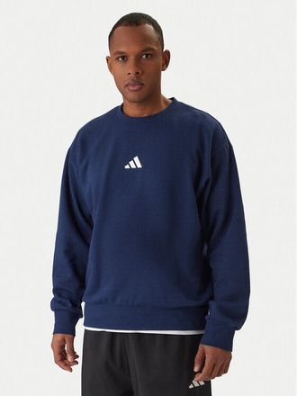 adidas Sweatshirt Essentials Feel Cozy JE3792 Dunkelblau Regular Fit