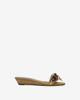 Isabel Marant Sandales Iela - Femme - Taupe - Taille37 - Isabel Marant
