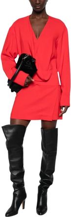 Sportmax Robes portefeuille - Femme - Robes - Rouge - Taille: 34 FR