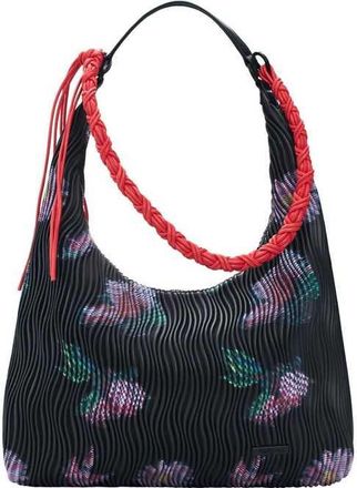 Desigual mittelgro&szlig;e ovale Tasche mit Struktur in Schwarz