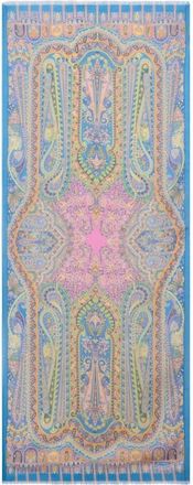 Etro Femme, Accessoires, Multicolore, Taille: ONE Size Foulard Floral Paisley