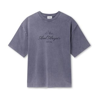 Axel Arigato NYC Washed Sky T-Shirt - - Tops - Herren - Grau - XL