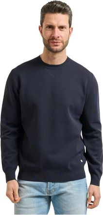 Liu Jo Homme, Sweatshirts et sweats &agrave; capuche, Bleu, Taille: L Cotton Jumper