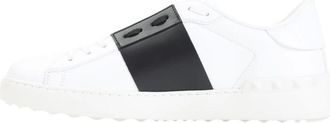 Valentino Garavani Homme, Chaussures, Blanc, Taille: 45 EU Calfskin Open Baskets