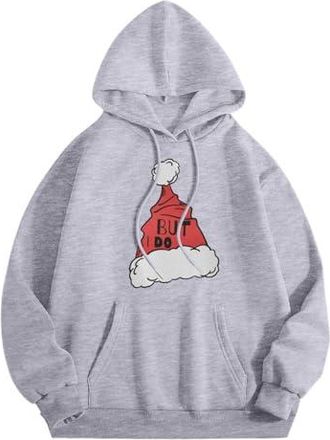 Generic Pull &agrave; capuche imprim&eacute; pour homme et femme avec le m&ecirc;me couple., gris clair, XXL