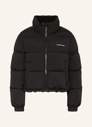 Guess Guess Jeans Cropped-Steppjacke schwarz