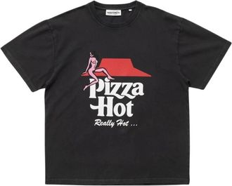 Carne Bollente Homme, Tops, Noir, Taille: S T-shirt Pizza Hot