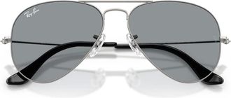 Ray-Ban unisex, Accessoires, Gris, Taille: 58 MM Aviator Rb3025