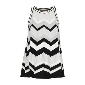 D.exterior Gestreiftes Viskose-Oberteil - - Tops - Damen - Schwarzk - S