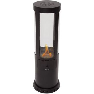 Purline Purline - Bioethanolofen f&uuml;r den Au&szlig;enbereich, schwarzes Stahlturmdesign