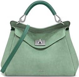 JW PEI Lucia Sac &agrave; main pour femme - Daim Synth&eacute;tique Vert Matcha