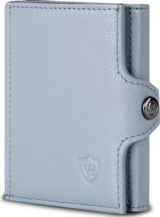 Von Heesen Slim Wallet mit RFID Schutz - Geldb&ouml;rse Herren klein - Mini Geldbeutel Damen Portmonee - Kartenetui Echtleder Karten Portemonnaie - Leder Kreditkarten