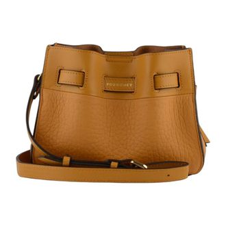 Pourchet Femme, Sacs, Jaune, Taille: ONE Size Petite épaule safran - en cuir