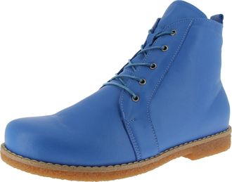 Andrea Conti Damen Boot Stiefelette Schn&uuml;rung Rei&szlig;verschluss 0348718, Gr&ouml;&szlig;e:40 EU, Farbe:Blau
