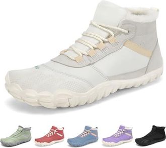 Saguaro Femme Hiver Barefoot Bottes de Neige Fourr&eacute;es Bottine Hiver Imperm&eacute;able Chaussure Chaudes Minimaliste pour Usage Quotidien en Ville, Randonn&eacute;e, Apres 