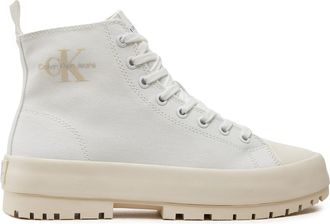 Calvin Klein Jeans Sneakers aus Stoff Calvin Klein Jeans YW0YW01519 Wei&szlig;