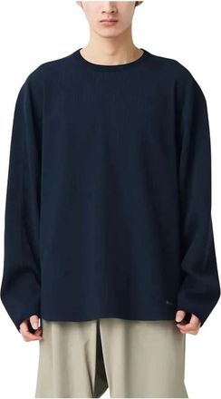 Snow Peak Homme, Sweatshirts et sweats &agrave; capuche, Bleu, Taille: S Dry Waffle L/S T-Shirt