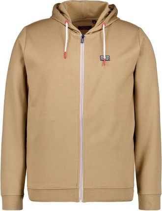 N.Z.A. Herren Sweatjacke beige unifarben