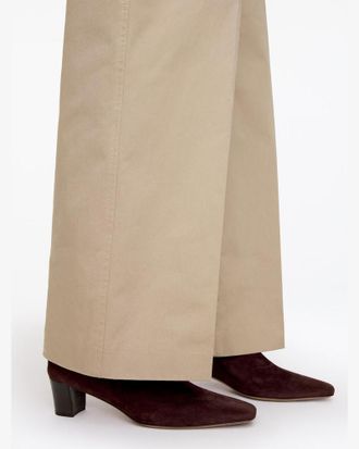 Arket Stiefelette Aus Veloursleder -Braun