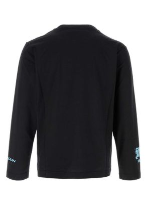 Burberry Burberry Map Print T-Shirt - Black