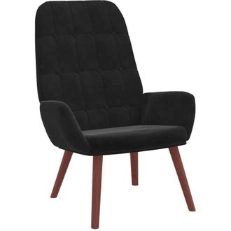 vidaXL Relaxsessel Schwarz Samt vidaXL