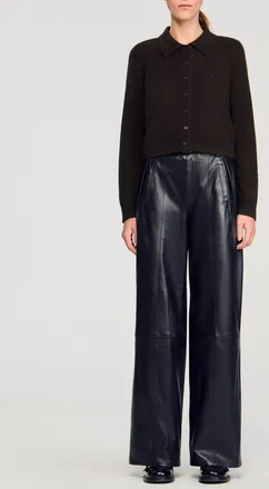 Sandro Cardigan &agrave; col chemise