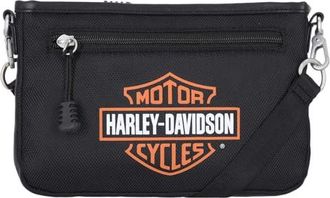 Harley-Davidson Harley-Davidson Sac à bandoulière convertible avec logo Bar & Shield pour femme, noir