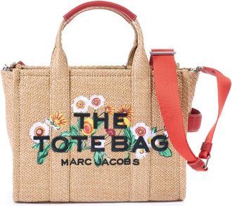 Marc Jacobs Femme, Sacs, Beige, Taille: ONE Size Embroidered Daisy Medium Tote