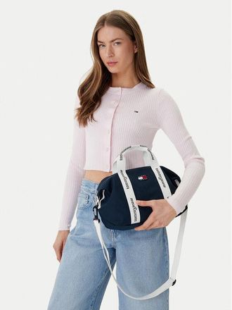 Tommy Jeans Handtasche Ess Daily Mini Tote AW0AW18460 Dunkelblau