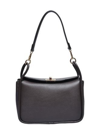 Roberta M Kastanienbraun Rindsledertasche